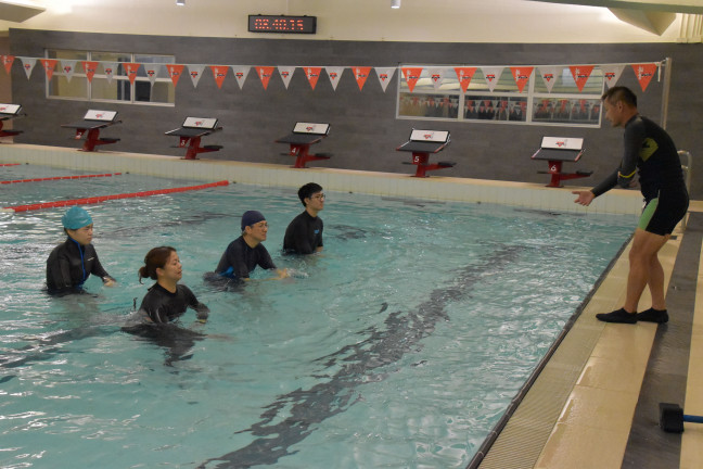 Aqua Aerobics Deep Water Training